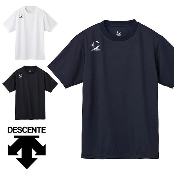 デサント DESCENTE ムーブスポーツ MOVESPORT ワンポイントショートスリーブシャツ ST5SHTT0Mメンズ 男性 紳士ワンポイントロゴ半袖シャツ。吸汗速乾性に優れたソフトな風合いのメッシュ素材。肌側の汗を表側に素早く拡散し...