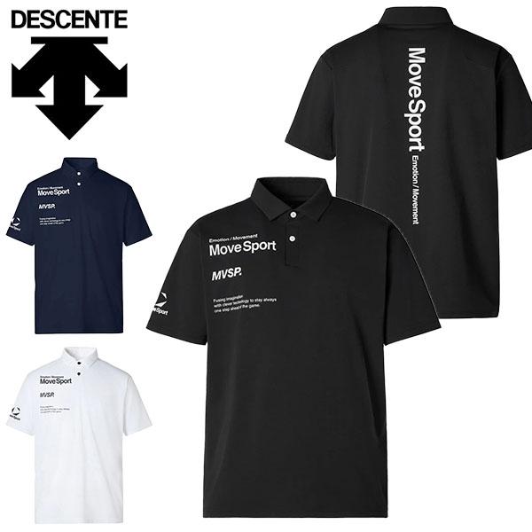 デサント DESCENTE ムーブスポーツ MOVESPORT グラフィックポロ ST6SHST0Mメンズ 男性 紳士TAIKYU機能を持った半袖ポロシャツです。※TAIKYU：型崩れしにくく、毛玉になりにくく、色褪せしにくい、独自のタフネ...