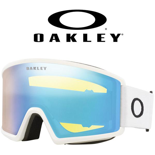 【日本正規代理店品】  OAKLEY TARGET LINE L OO7120-08ターゲットライン Lサイズ スノーゴーグル メンズ 男性 紳士  平面レンズのエントリーモデル。薄く滑らかなフレームデザインが広い視野を確保し、オークリーヘ...