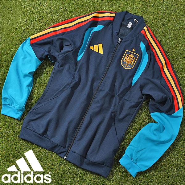 adidas (アディダス) スペイン代表 2026 TIRO PRESENTATION JACKET になります。メンズ・男性・紳士スペイン 26 ティロ プレゼンテーションジャケットを着て、誇りと気品をまとってピッチに立とう。スペイン国...