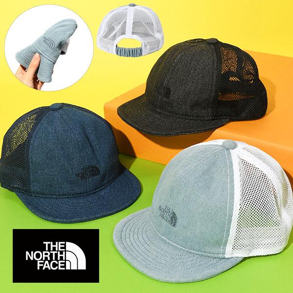 【※こちらの商品は「ネコポス発送」になります。】THE NORTH FACE（ザ・ノースフェイス）Baby Denim Mesh Cap（ベビー デニム メッシュ キャップ ）子供用 男児 女児 メッシュキャップになります。かたい帽子を嫌が...