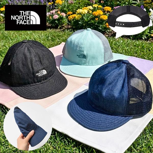 【※こちらの商品は「ネコポス発送」になりますので同梱や複数購入は出来ませんのでご了承の上ご検討ください。】THE NORTH FACE（ザ・ノースフェイス）(ザ・ノース・フェイス)Kids Denim Mesh Cap（キッズ デニム メッ...