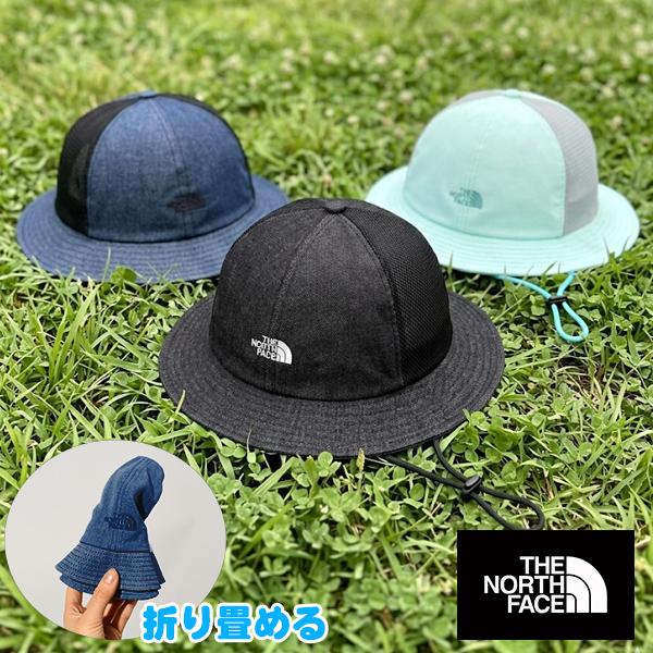 【※こちらの商品は「ネコポス発送」になりますので同梱や複数購入は出来ませんのでご了承の上ご検討ください。】THE NORTH FACE（ザ・ノースフェイス）(ザ・ノース・フェイス)Kids Denim Mesh Hat（キッズ デニム メッ...