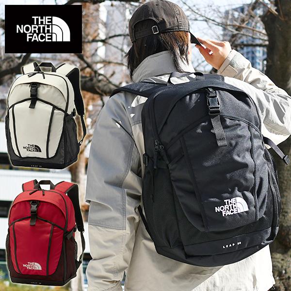 THE NORTH FACE（ザ・ノースフェイス）(ザ・ノース・フェイス)Leap 30（リープ 30）婦人 女性 紳士 男性 バックパックになります。シンプルなデザインにビッグロゴが映える、スポーティな中型デイパック特徴・新生活を迎える学...