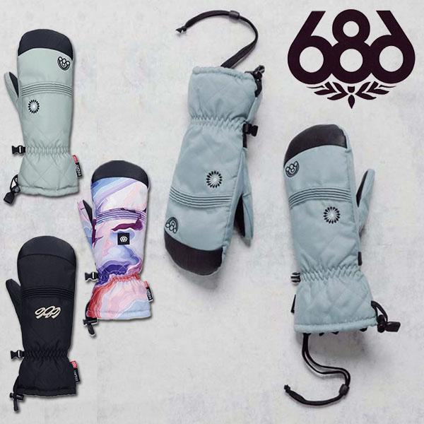 686 SIX EIGHT SIX(シックスエイトシックス) JUBILEE MITT M2WGLV307 【機能】・140g ファイバーフィル インサレーション / 80g ファイバーフィル インサレーション パーム ・調節可能なバンジー...