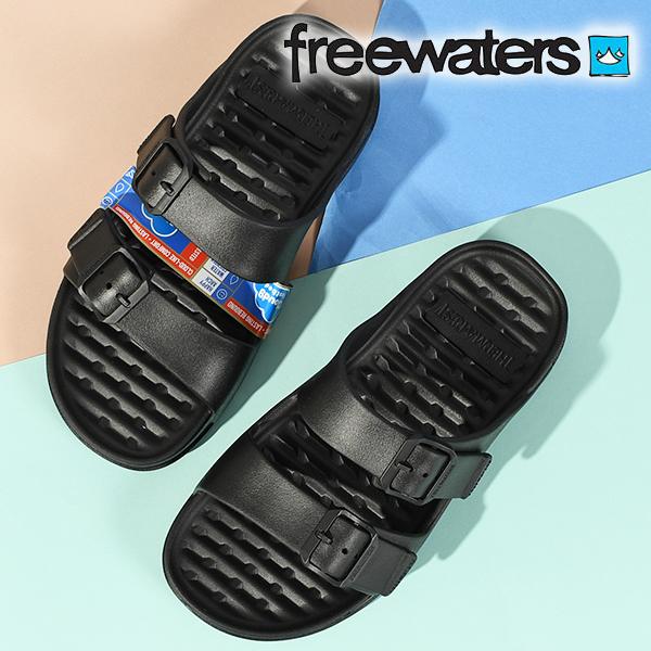 Freewaters(フリーウォータース)サンダルサーマレスト社の技術提携を受けて誕生したコンフォートサンダル。アイキャッチかつ斬新なデザインのフットベッドは見た目だけではなく、クッション性能も非常に高いです。サーマレスト特有の溝により通気...