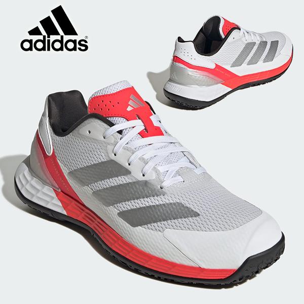 adidas (アディダス) Defiant Speed Omni Court になります。メンズ・男性・紳士デファイアント スピードLightstrikeミッドソールを採用し軽量クッション性とダイレクトなコートとの接地感を実現したシューズ...