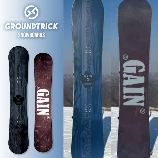 GROUNDTRICK SNOWBOARD (グランドトリック スノーボード) 板YouTubeやSNSで人気のインフルエンサーこきっすんがプロデュースし愛用する新ブランド！こきっすんがライダーとして、こだわりが詰め込まれてるグラトラー必須...