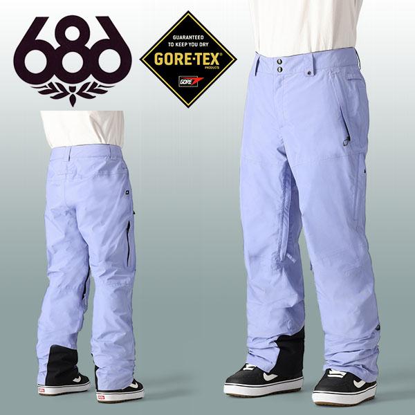 686 SIX EIGHT SIX(シックスエイトシックス) GORE-TEX CORE SHELL PANT M2W204ジャケット同様ポリエステルベースの軽量で柔らかい履き心地の2レイヤーゴアテックスシェルパンツです。スッキリとしたデザ...