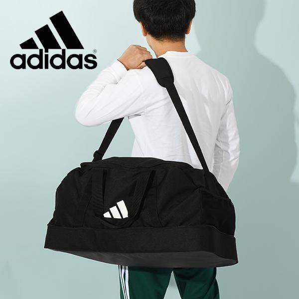 adidas (アディダス) TIRO L ダッフルバッグ L ボトムコンパートメント になります。メンズ・レディース・紳士・婦人・男性・女性・男女兼用・ユニセックスリサイクル素材を一部使用した、大容量ダッフルバッグ。試合の日にサッカー用ギ...