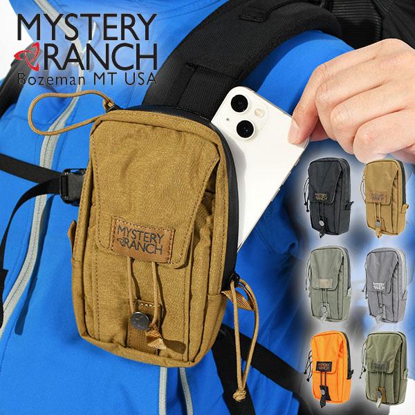 MYSTERY RANCH (ミステリーランチ) TECH HOLSTER(テックホルスター)  テックホルスターはスマートフォンなどを収納する取り付け式のポーチです。耐久性のあるファブリックで作られた、後付けできるホルスターです。昨今はト...