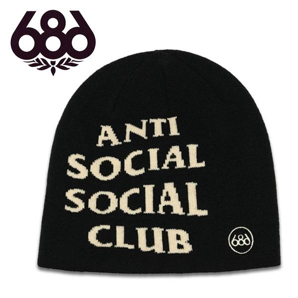 686 SIX EIGHT SIX(シックスエイトシックス) ASSC SKULLY BEANIE人気ストリートファッションブランドanti social social club(アンチソーシャルソーシャルクラブ)とのコラボモデル。Autu...