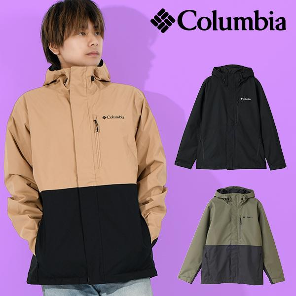 Columbia（コロンビア）Hikebound II Jacket（ハイクバウンドIIジャケット）紳士 男性 男女兼用 ユニセックス・メッシュ裏地付きの2Lレインジャケットです。・シンプルなデザインながらファスナー付きのポケットが3つ配置...