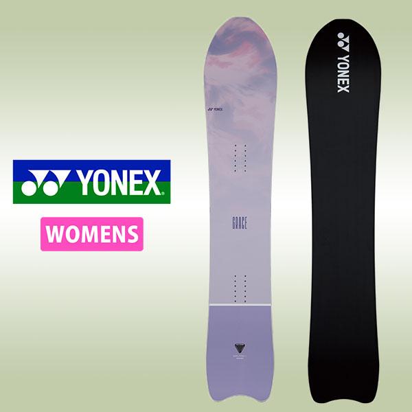 YONEX（ヨネックス）GRACE グレース パウダー雪山のどんな場所でも取り回しやすさと安定感長めのノーズを素早く取り回せるように新構造を導入して軽量化。無理な姿勢をとることなく楽なバランスでディープパウダーを滑れる女性用フリーライディン...