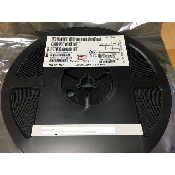 IR/InfeneonPch MOSFETIRLML6402TRPBF 1個ROHSSOT-23Pchドレイン・ソース間電圧:-20Vゲート・ソース間電圧:±12Vドレイン電流:3.7Aオン抵抗:0.05Ω許容損失:1.3W
