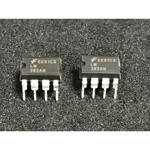 フェアチャイルド　オンセミ2回路コンパレータLM393AN 1個DIP8オープンコレクタ出力