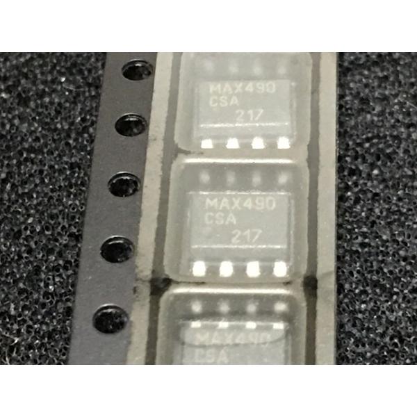 マキシム　MAXIM低電力、スルーレート制限RS-485/RS-422トランシーバ　MAX490CSA　1個レシーバ数　1ディプレックス　フル受信機ヒステリシス　70m2Vデータレート　2.5Mbps電圧供給　4.75V-5.25V