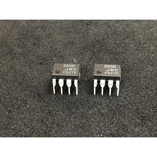 JRC　新日本無線タイマーICNJM555D　10個入ROHSDIP8動作電源電圧 (V+=4.5V〜16V)部品点数が少ない