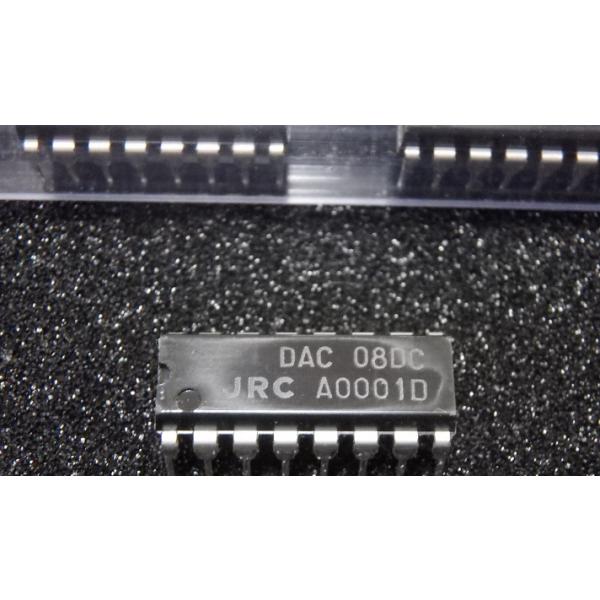 JRC 8ビット高速D / Aコンバータ NJMDAC-08DC1個DIP16分解能　8bitセトリングタイム　85ns電源電圧　±5V〜±18V出力電圧　-10V〜＋18V