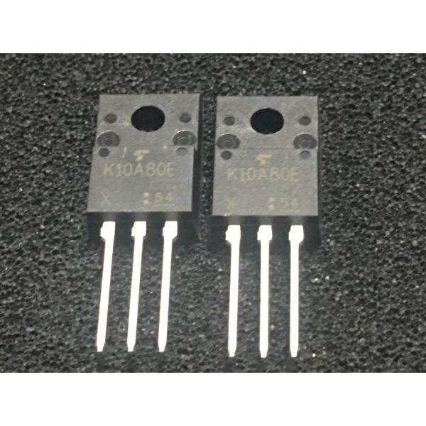 東芝パワーMOSFETTK10A80E1個ROHSTO-220SISπ-MOSVIIIドレイン・ソース間電圧:800Vドレイン電流:10A許容損失:50W入力容量:2000pFオン抵抗:1.0Ω
