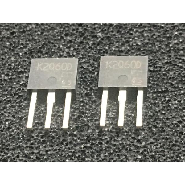 東芝 パワーMOSFETTK2Q60D1個ROHSNew PW-Mold2ドレイン・ソース間電圧:600Vドレイン電流:2A許容損失:60W入力容量:280pFオン抵抗:4.3Ω