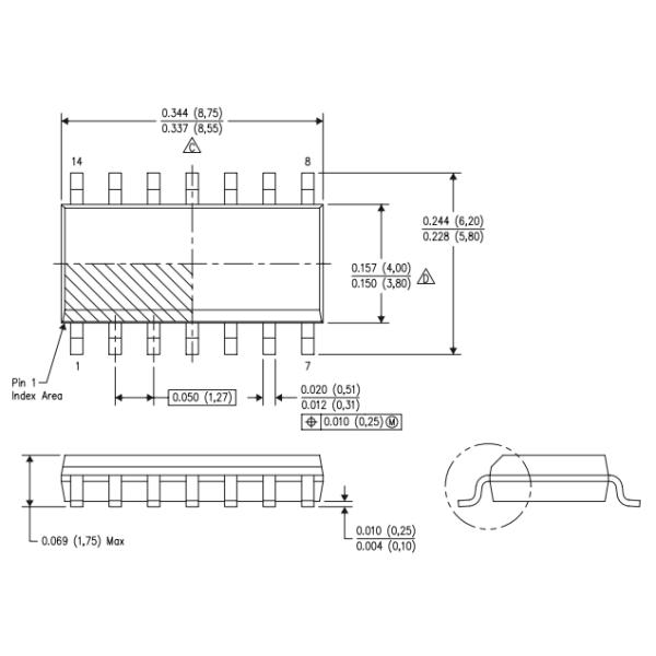 TIJFET、低消費電力、高精度オペアンプ　4回路　TL034CDR　1個14SOIC4回路otal supply voltage (+5 V = 5, ±5 V = 10)　10〜30VRail-to-rail　In to V+GBW (...