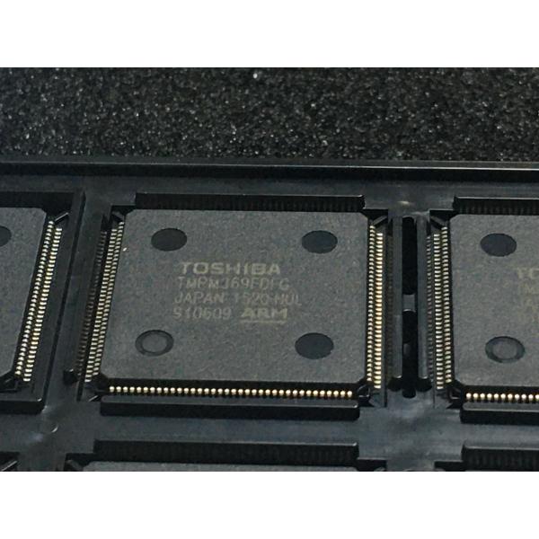 東芝ARM CortexM3マイコンTMPM369FDFG 1個ROHSビット数:32bitROMサイズ:512KbyteRAMサイズ:128KbyteDMAコントローラ:32ch内部データバス幅:32bit外部データバス幅:16bitI/...