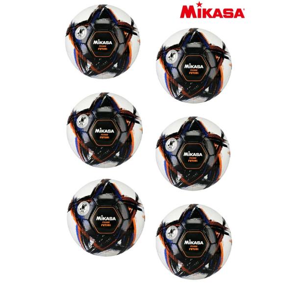 フットサル4号 OrgestA (オルゲスタ) 検定球6球SETMIKASA ミカサフットサル４号検定球(手縫い) フットサル トレーニング品番：FS451E-6SETBK
