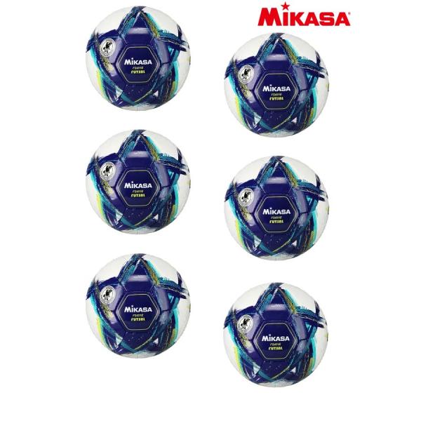 フットサル4号 OrgestA (オルゲスタ) 検定球6球SETMIKASA ミカサフットサル４号検定球(手縫い) フットサル トレーニング品番：FS451E-6SETBL