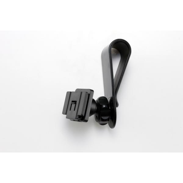 ユピテル(YUPITERU)のYERA・MOGGY・ポータブルナビ用のサンバイザークリップタイプ車載用取付スタンドです車載用スタンド OP-CU80、OP-CU85、OP-CU95 の代用品となりますクレードル(ブラケット)部分は付属してお...