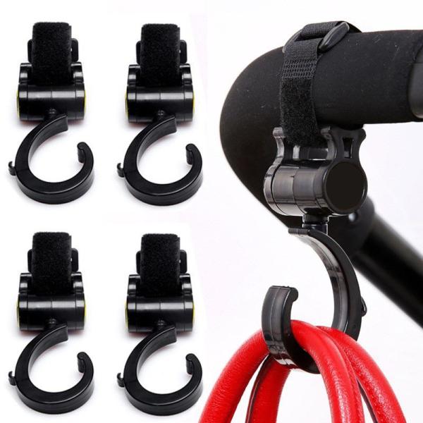 【高品質安心設計】これらのベビーカー フックは、高靭性と高粘度の高品質ベルクロ、ABSプラスチックフック、360度回転、耐久性と強力な運搬能力で作られています。ベルト裏にはスベリ止めゴムをつけてあり、滑り落ちにくくなっています。耐荷重は2個...