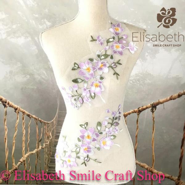 レースモチーフ チュールモチーフ 衣装 装飾 お花 服飾 レオタード バトンモチーフ 新体操 舞台衣装 ステージ衣装 ダンス衣装 社交ダンス フィギア衣装 バレエ衣装 ピンク ホワイト グリーン