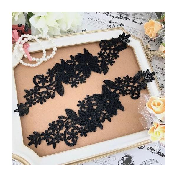 お花の刺繍モチーフセットになります。新体操、社交ダンス、バトントワリング、レオタード、ベリーダンス、フィギュアスケート、バレエ、ドレス、ステージ衣装、ハンドメイド材料などに最適です。アイロンタイプではございません。サイズ：H27cm W7....