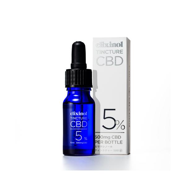 高濃度5％CBDオイル「エリクシノール CBD ティンクチャー 500」