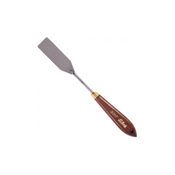 しなやかで弾力のある鋼製のペインティングナイフです。