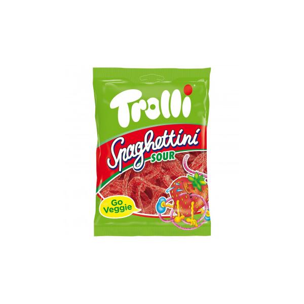Trolli(トローリ) スパゲティサワーストロベリー 100g×30個セット Trolli(トローリ) スパゲティサワーストロベリー 100g×30個セット