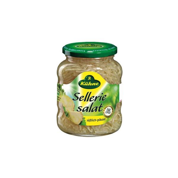 棒状にスライスしたセロリをキューネ社オリジナルのスパイシーなビネガーに漬けました。