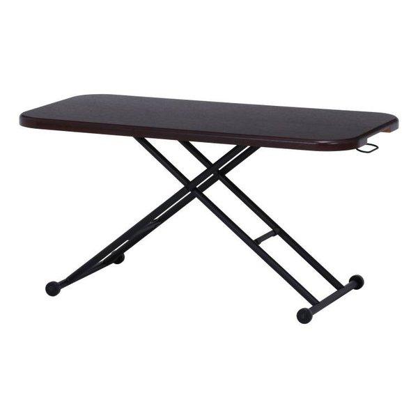 サイズ：幅120 × 奥行60 × 高さ12〜70cmカラー： ブラウン 茶色▼長方形 幅120 幅120センチ 幅120cm 120cm幅 120 120cm 120センチ 奥行60 奥行60cm 奥行60センチ 60 60cm 60セン...