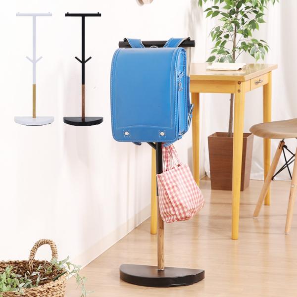 ■商品サイズ(約)全体：幅33×奥行18×高さ90cm耐荷重(全体)：6kg商品重量：4kg■カラーブラック ホワイト■素材構造部材：金属（鋼）表面加工：エポキシ樹脂塗装■備考組立品▼茶色 白 スタンド 省スペース 置き場 バック かばん ...