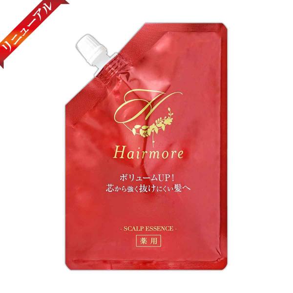 Hairmore ヘアモア 薬用 スカルプエッセンス 詰め替え用エコパック 120ml 育毛剤 養毛剤 抜け毛 薄毛 脱毛 ふけ かゆみ 毛髪 医薬部外品 ヘアモア詰替S07-02 HRMRTK-01P
