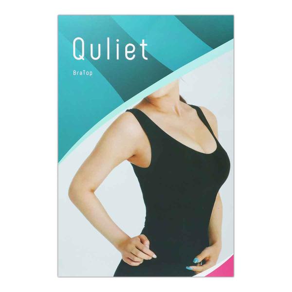 キュリエット Quliet ブラトップ ブラック FLORe 着圧 加圧 インナー 下着 補正下着 上半身 ノースリーブ キャミソール タンクトップ QLTブラトップBKF06-01 QTBTBK-01P