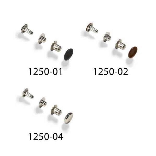 ★1919年創業のレザークラフト材料専門店の老舗tandy LEATHER製の商品になります。★こちらは、頭直径約1.0cmの多目的ホックとなり、軽量から重量レザーまでご使用頂けます。★打ち具（セッター）は、8108-10になります。★数量...