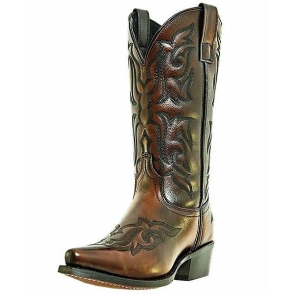 ★在庫処分品の為、格安にて出品しております。★ラレド　Laredoの　12"Laredo Western Boots Mens Hawk Cowboy Snip Toe Burnished Gold 6862　メンズ ウエスタンブーツ にな...