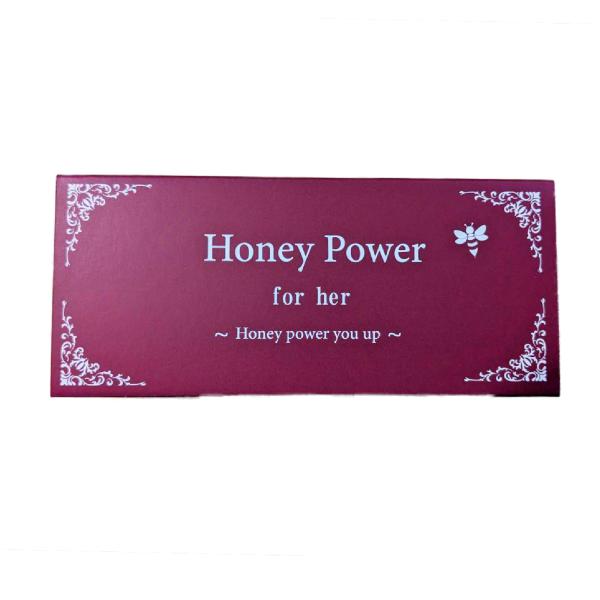 【ハニーパワー for her】VIP級 女性用 ロイヤルハニー ナチュラル活力 はちみつペースト｜ロイヤルハニー Honey power 日本製 1箱（10g分包×12個入り） ロイヤルハニー、ロイヤルハニーVIP水なしでそのまま飲める濃...