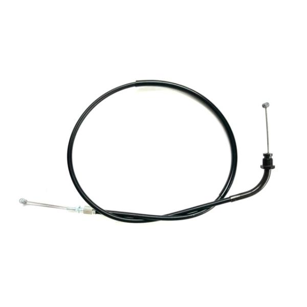 ■ブラックアクセルワイヤー【戻し側/1本】日本製■ホンダ　CBR400F【型式 NC17】■ワイヤーの長さは純正長より『約10cmロング』になります■アウター長　（戻し）約88cm（多少の誤差はあります）※注意・・・この商品はアクセルワイヤ...
