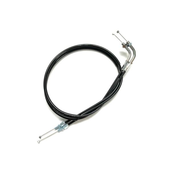 ■ブラックアクセルワイヤー【1set】日本製■カワサキ　Z250FT　A1〜A2用■ワイヤーの長さは純正長と『同じ長さから30cmロング』まで選べます　必要なものにチェックしてカートに入れてください■ノーマル長のデータです　参考にしてくださ...