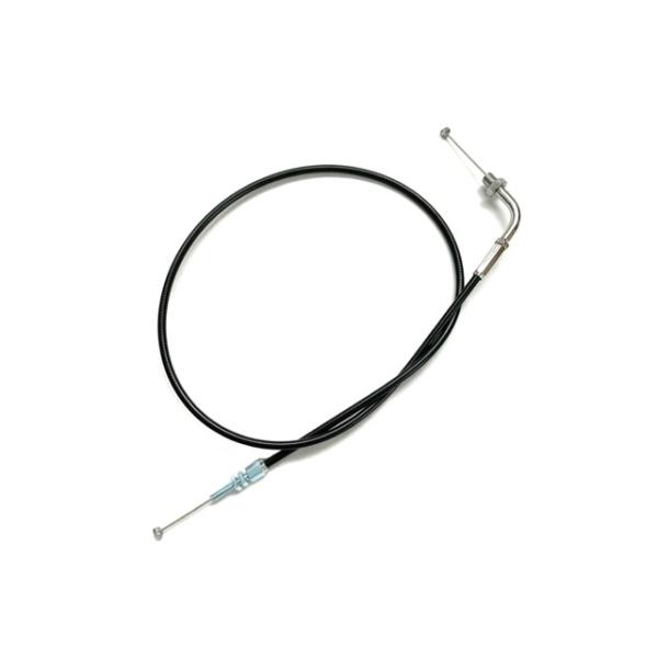 ■ブラックアクセルワイヤー【1本】日本製■カワサキ　Z250FT　A3〜A5用■ワイヤーの長さは純正長より『約10cmロング』になります■アウター長　約100cm（多少の誤差はあります）※クラッチワイヤーも必要な方はお得なセット商品の方を注...