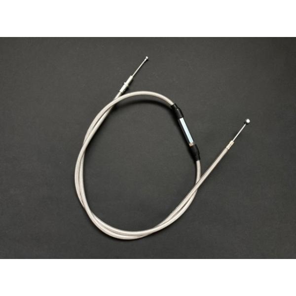 ■メッシュクラッチワイヤー【1本】日本製■カワサキ　Z250FT　A1〜A3用■ワイヤーの長さは純正長と『同じ長さから30cmロング』まで選べます※特徴・・・左チェンジペタル前方に入っていくタイプです■ノーマル長のデータです　参考にしてくだ...