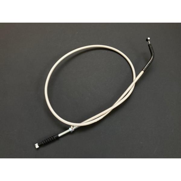 ■メッシュクラッチワイヤー【1本】日本製■カワサキ　ゼファー750【全年式共通】■ワイヤーの長さは純正長より『約30cmロング』になります■アウター長　約141cm（多少の誤差はあります）※アクセル・チョークワイヤーも必要な方はお得なセット...