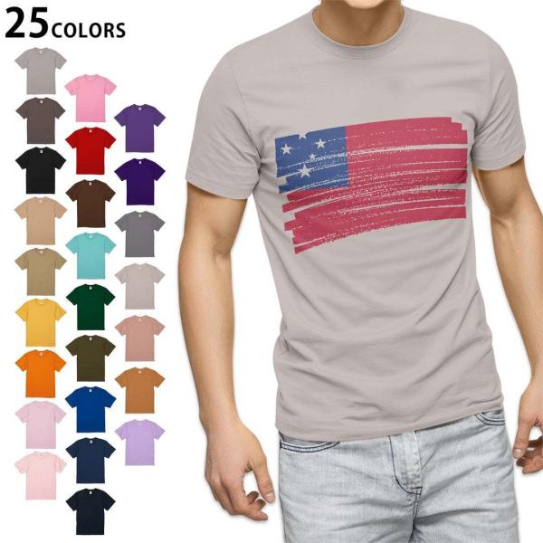 選べる20カラー tシャツ メンズ 半袖 デザイン  S M L XL 2XL　3XL Tシャツ ティーシャツ T shirt